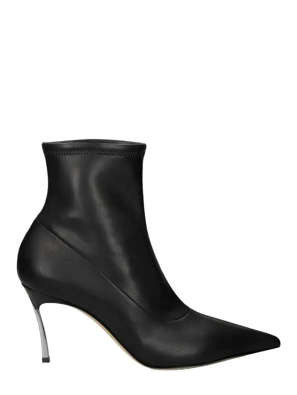 Casadei 80mm Pointed-toe Boots - Black