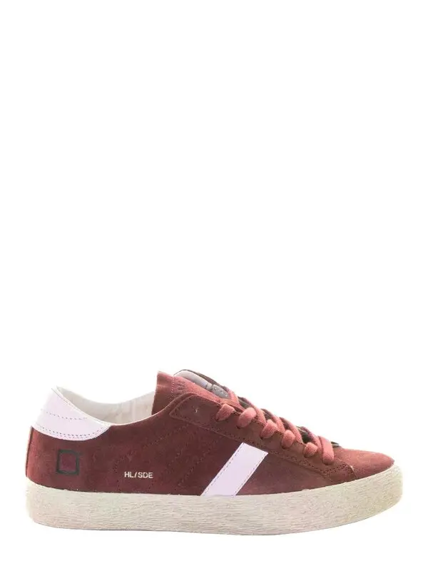 D.a.t.e. Suede Lace-up Sneakers - Red