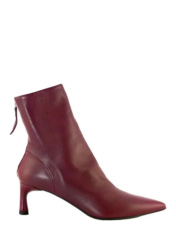 HALMANERA 50mm Gil Zip Boots - Red
