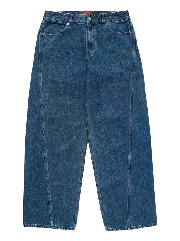 Eckhaus Latta Wide-leg Jeans - Blue