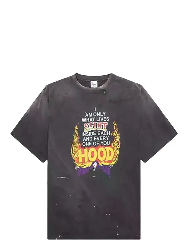 SAINT MXXXXXX X Neighborhood T-shirt - Black