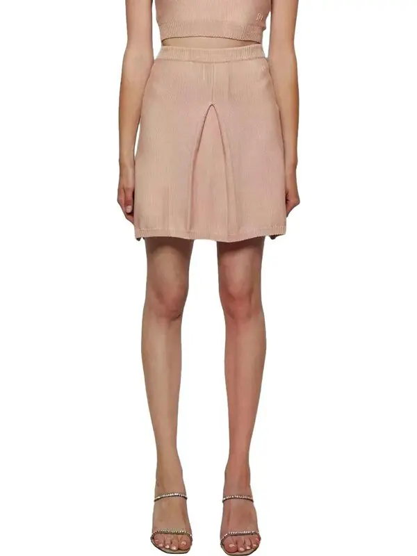 Alexandra Golovanoff Lucie Pleated Mini Skirt - Pink