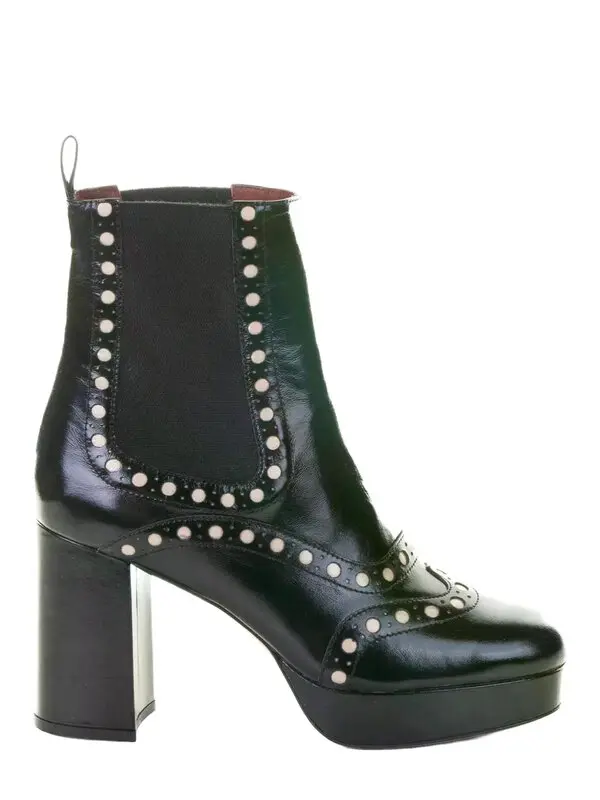 Roberto Festa 70mm Platform Studded Boots - Black