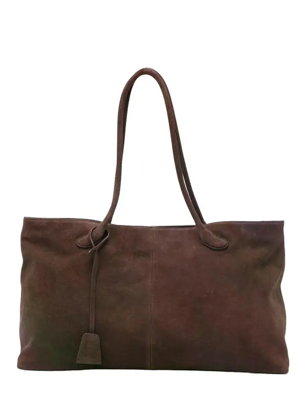 LOW CLASSIC Suede Shoulder Bag - Brown