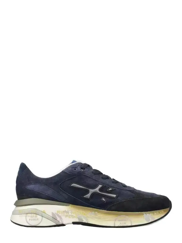 Premiata Suede Lace-up Sneakers - Blue