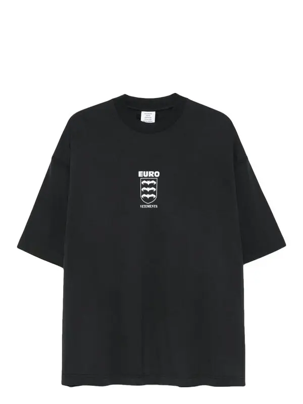 Vetements Logo-print T-shirt - Black