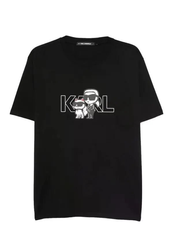 Karl Lagerfeld Logo-print T-shirt - Black