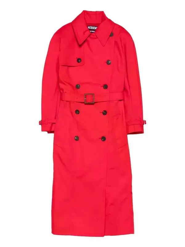 Jacquemus Citta Double-breasted Coat - Red