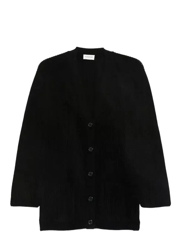 P.a.r.o.s.h Buttoned Pocket Cardigan - Black