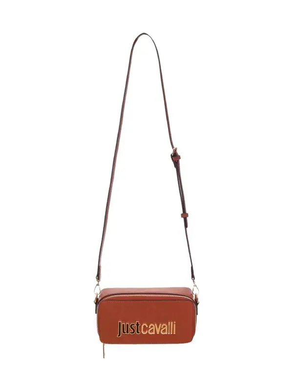 Just Cavalli Logo-plaque Shoulder Bag - Brown