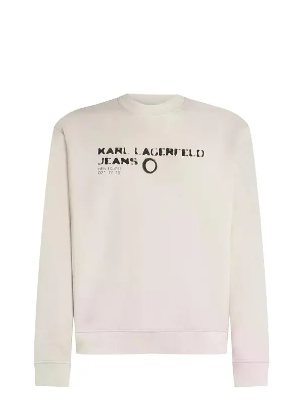 Karl Lagerfeld Eclipse Logo Sweatshirt - Neutrals