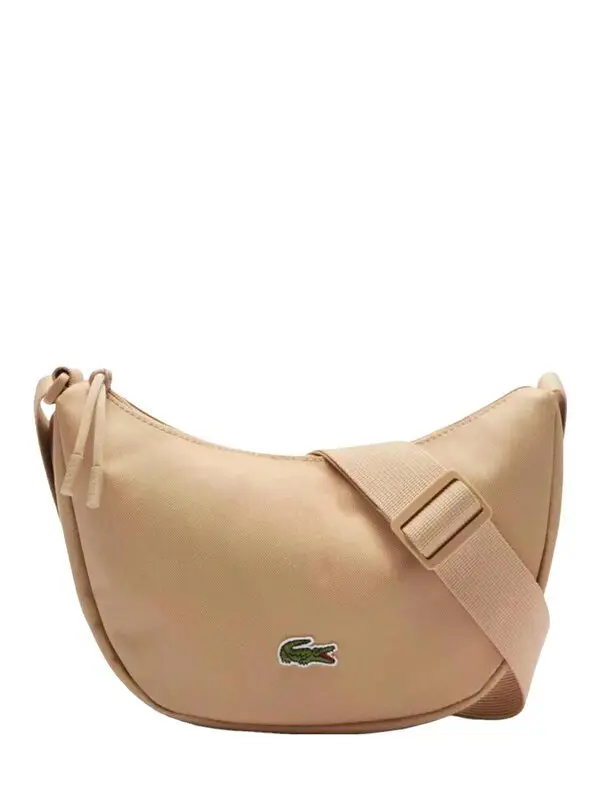 Lacoste Logo-detail Crescent Cross Body Bag - Neutrals