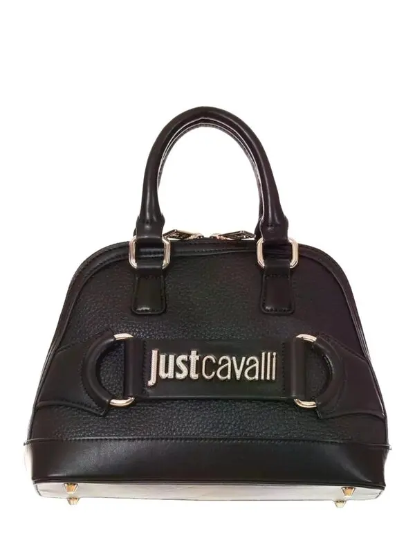 Just Cavalli Logo-plaque Tote Bag - Black