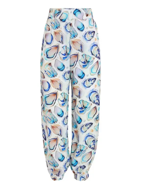 BRIGITTE Jasmine Drawstring Trousers - White