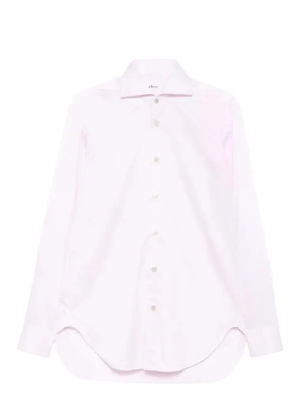 Kiton Long-sleeve Button-fastening Shirt - Pink
