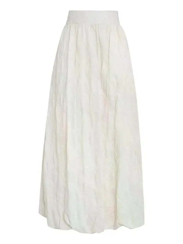 BRIGITTE Zahra Midi Skirt - White