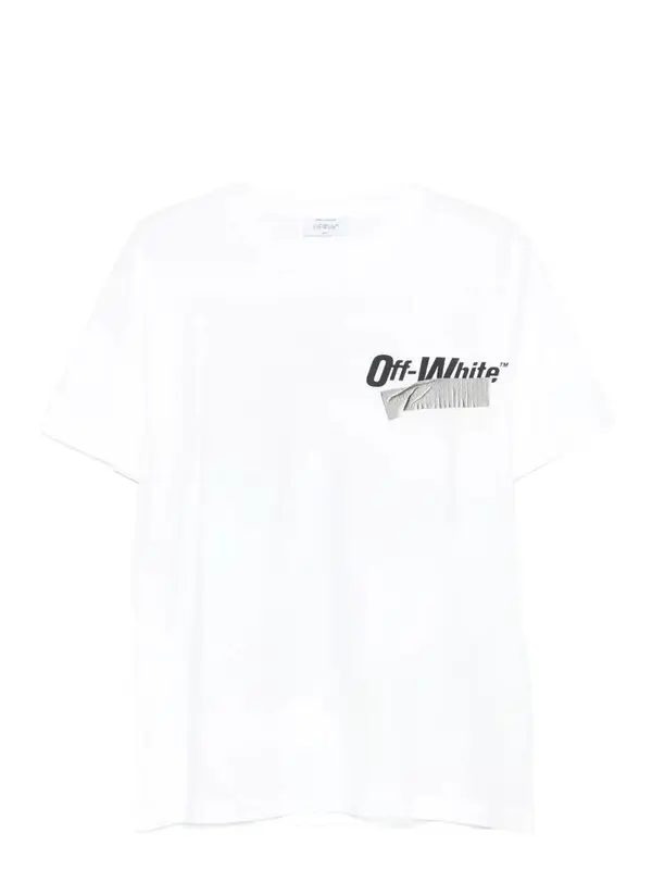 Off-White Tape-detail Polo Shirt - White