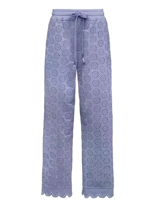 PUMA Cut-out Trousers - Purple
