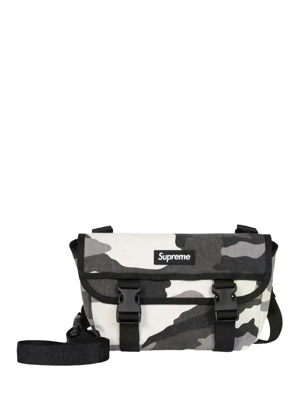 Supreme Mini Canvas Messenger Bag - Grey