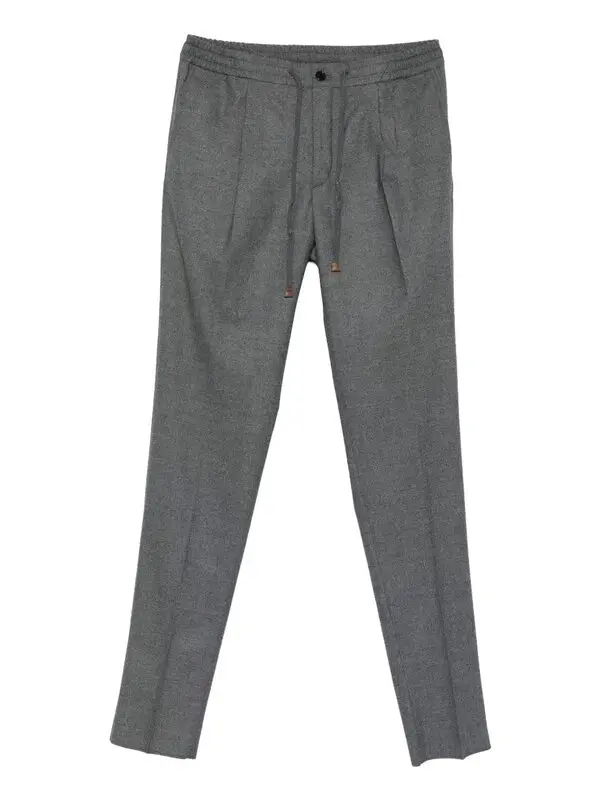 Incotex Pleat-detail Trousers - Grey