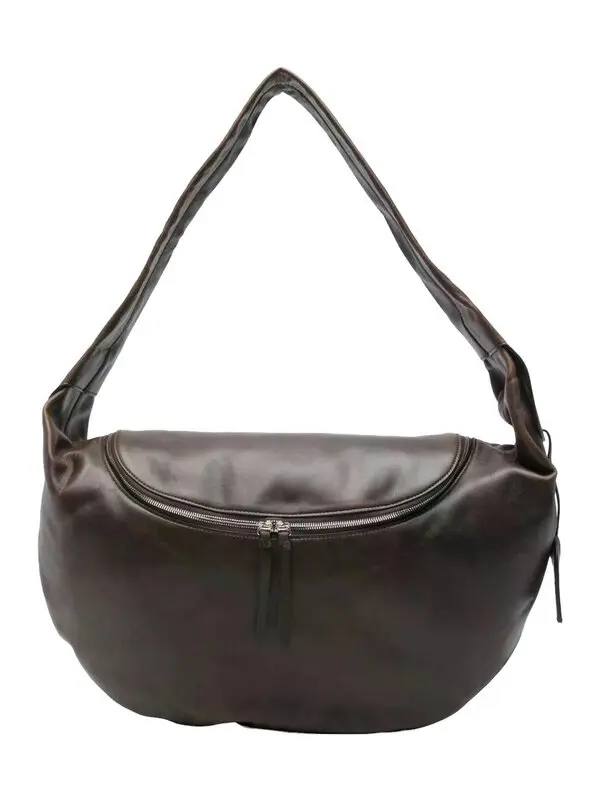 LOW CLASSIC Leather Shoulder Bag - Brown