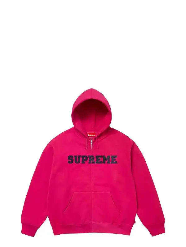 Supreme Stadium Zip-up Hoodie - Pink