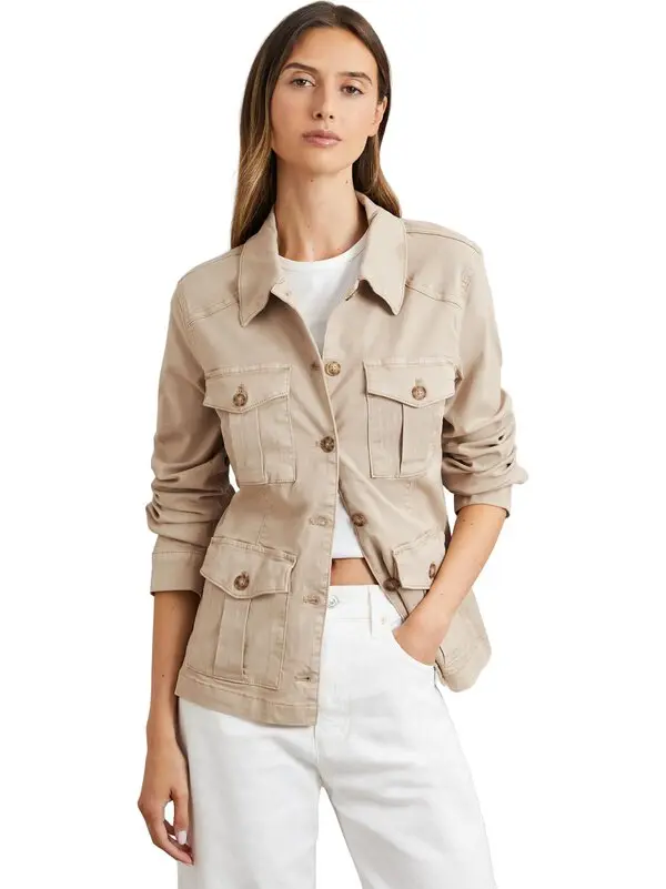 Paige Stacey Jacket - Stone Neutral
