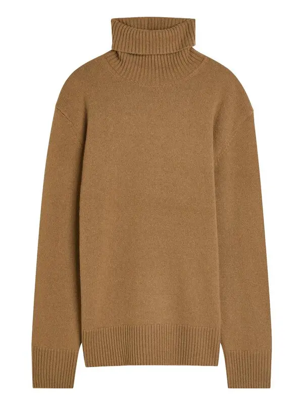 TOTEME Roll-neck Cashmere Jumper - Brown