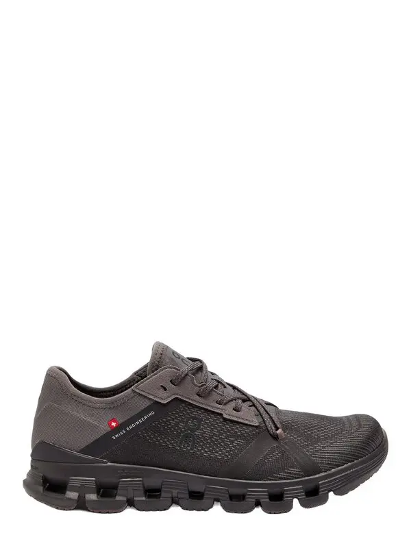 On Cloudswift X 4 Panelled Mesh-knit Sneakers - Charcoal