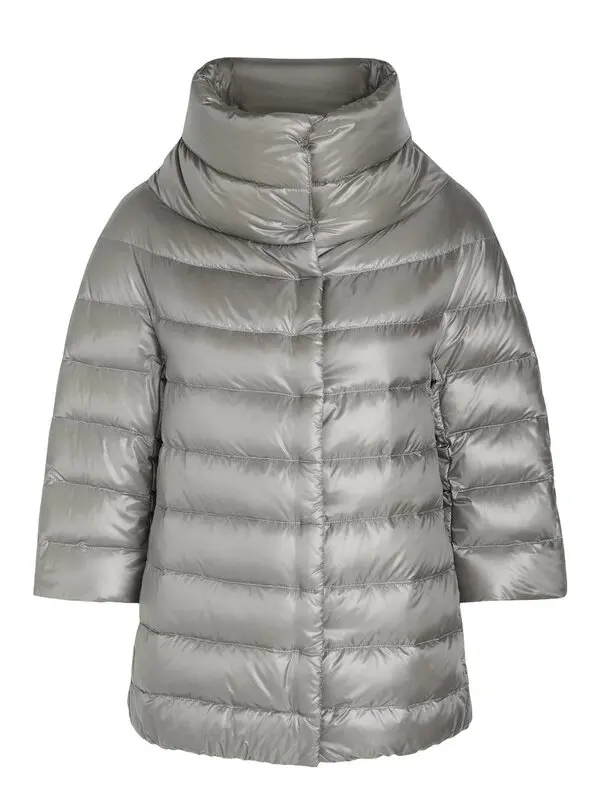 Herno Quilted Shell Jacket - Grey