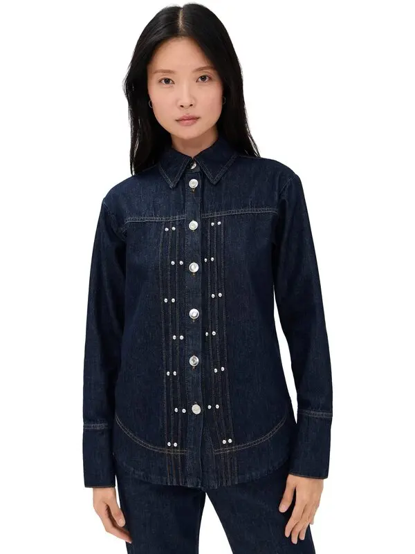 ALIGNE Fog Denim Shirt - Indigo