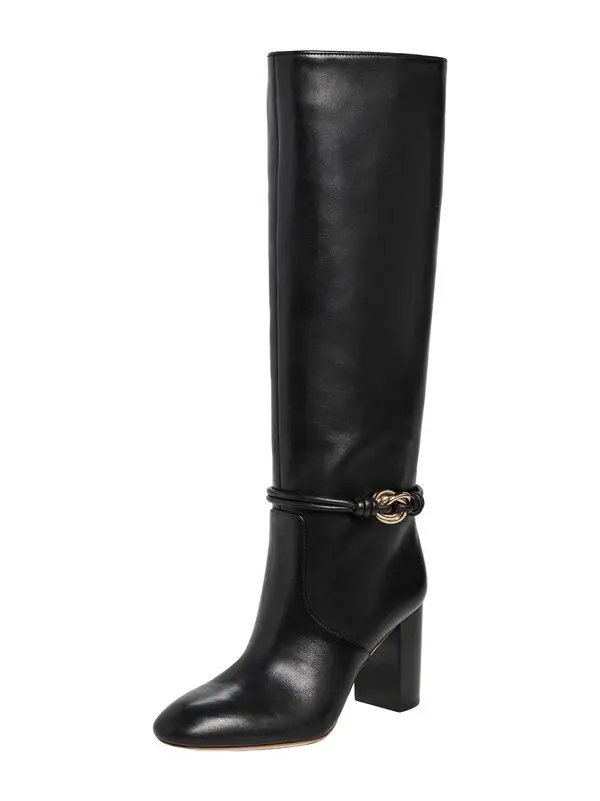 LOEFFLER RANDALL Goldy Tall Boots With Hardware - Black/gold