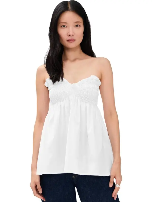 Beaufille Uma Sleeveless Blouse - White