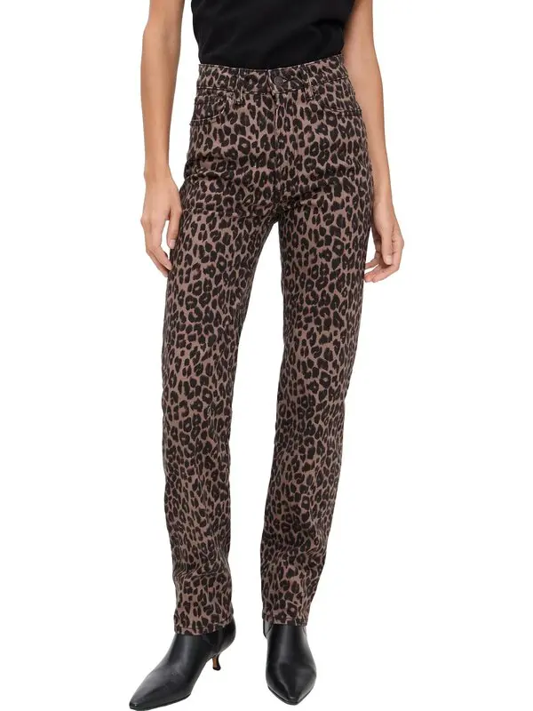 Rails Topanga Straight Leg Jeans - Brown Nala