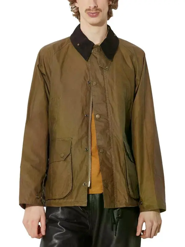 Barbour Waxed Cotton Jacket - Green