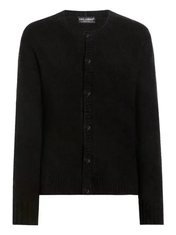 Dolce & Gabbana Wool-blend Cardigan - Black