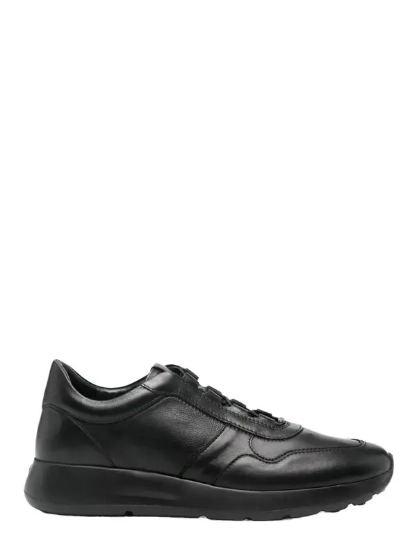 TOD'S Leather Lace-up Low-top Sneakers - Black