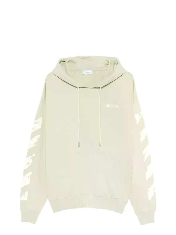 Off-White Paint-splatter Hoodie - Neutrals