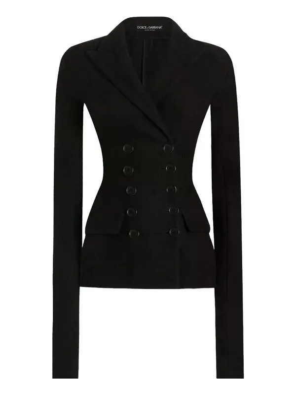 Dolce & Gabbana Double-breasted Jacket - Black