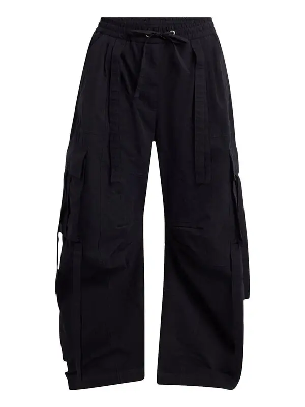 Dolce & Gabbana Barrel-leg Cargo Trousers - Black