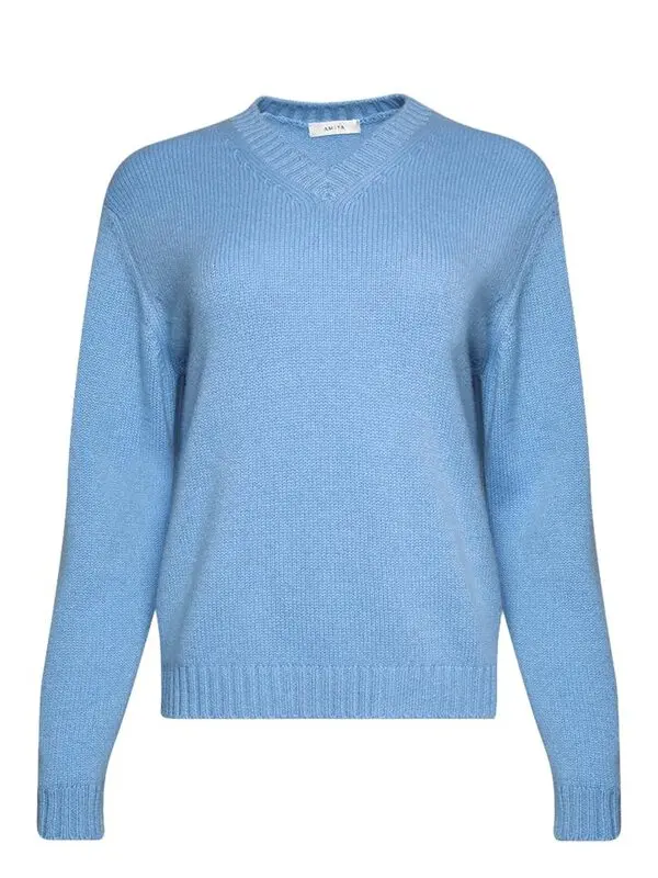 AMIYA Nevia Cashmere Sweater - Blue