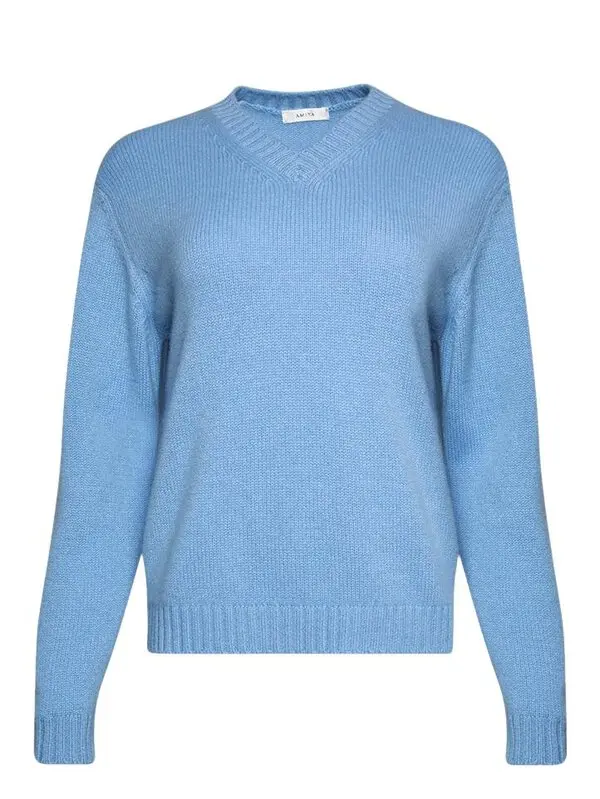 AMIYA Nevia Cashmere Sweater - Blue