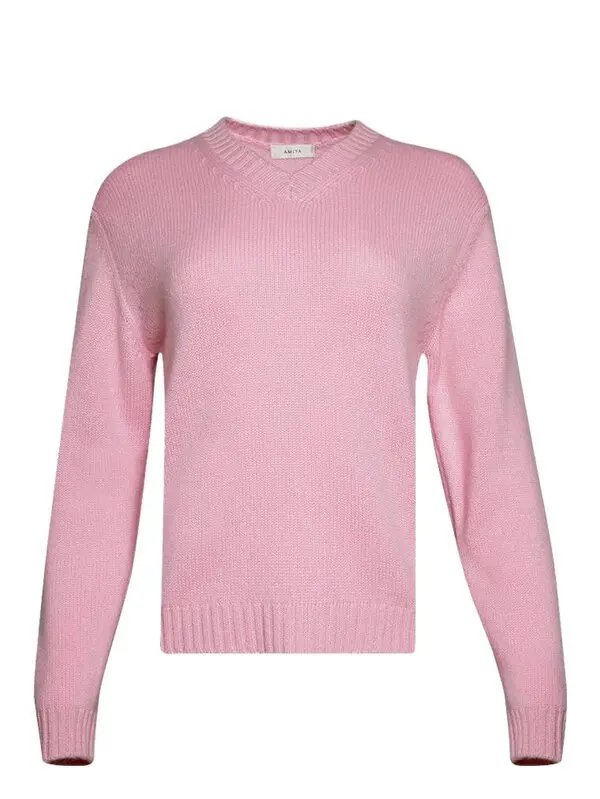 AMIYA Nevia Cashmere Sweater - Pink
