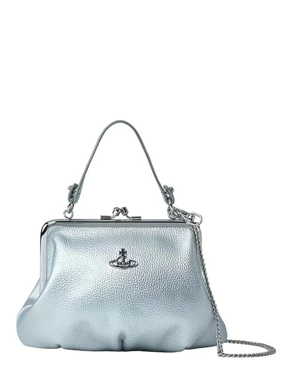 VIVIENNE WESTWOOD Granny Frame Handbag - Silver