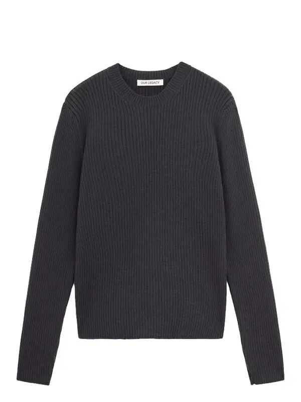 Our Legacy Compact Roundneck Knitwear - Black