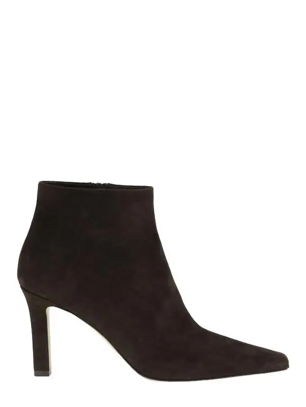 THE ROW Nappa Leather Ankle Boots - Brown
