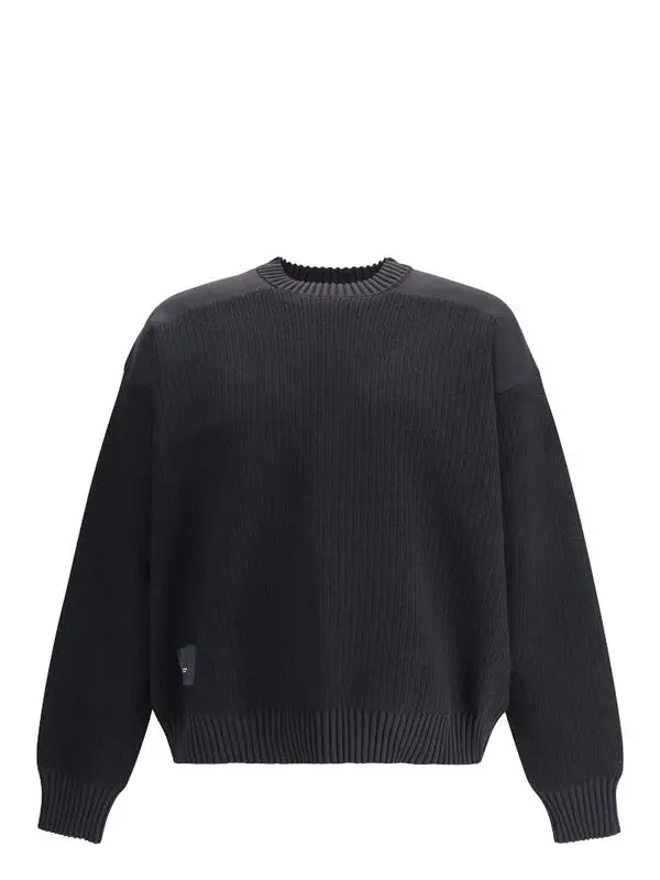 Adidas Wool Padded Crewneck Sweater - Black
