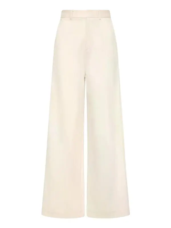 The Upside Wide Leg Trousers - Neutrals