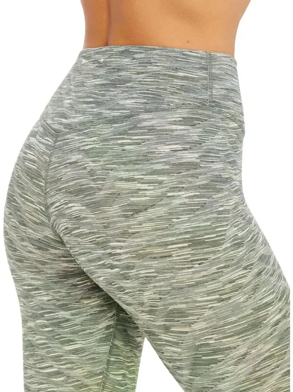 The Upside Zebra-print High-waisted Leggings - Green