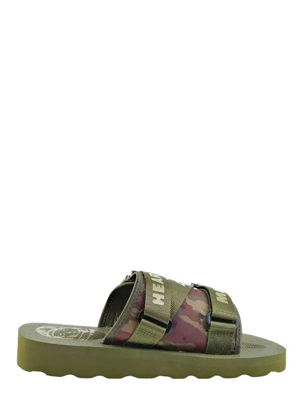 BILLIONAIRE BOYS CLUB Eva Walker Camouflage-print Sandals - Green